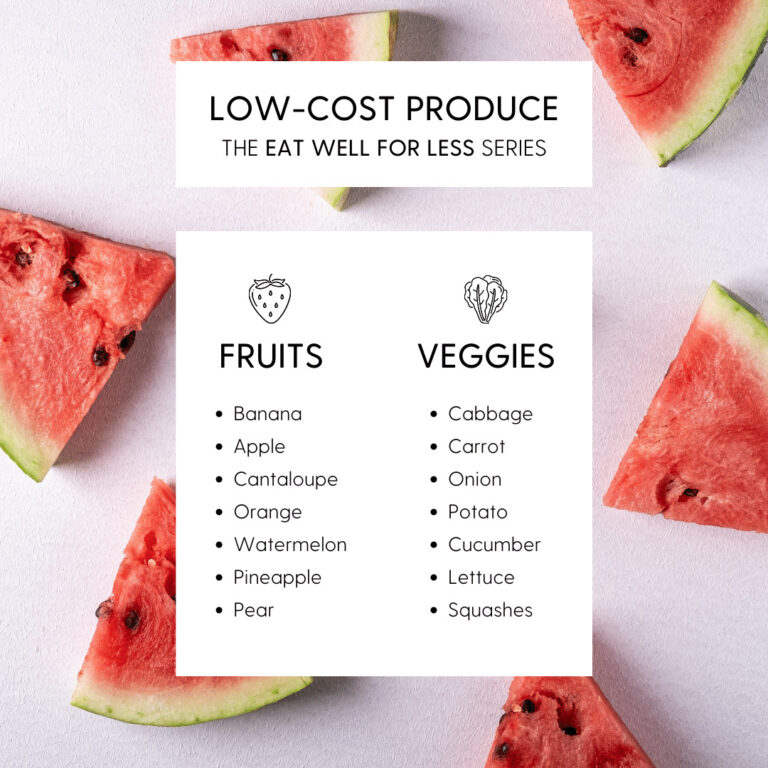 Low Cost Produce: The Eat Well For Less Series - Farmacy Counter