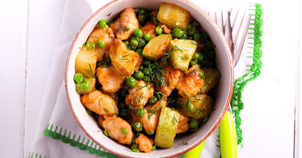 Orange Mint Chicken With Peas - Farmacy Counter