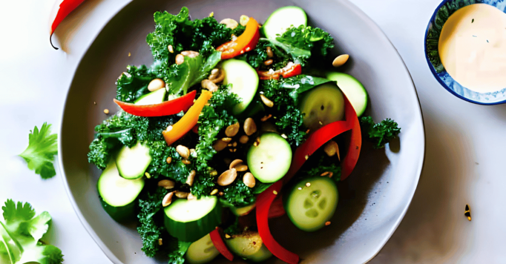 Kale Salad With Creamy Tahini Dressing - Farmacy Counter