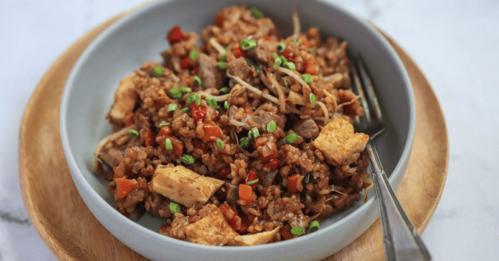 Peruvian "Chaufa" Fried Rice with Pork - Farmacy Counter