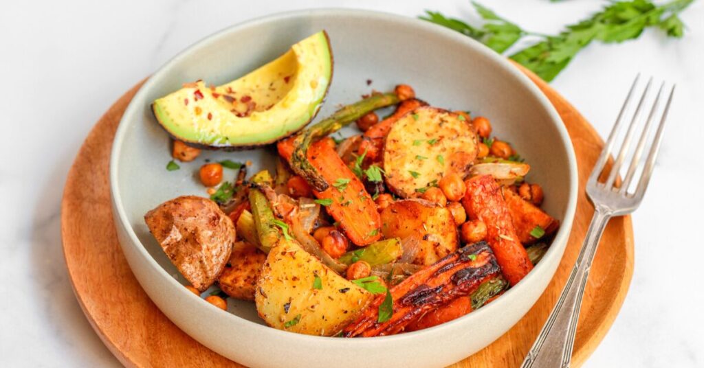 Roasted Veggie & Chickpea Sheet Pan - Farmacy Counter